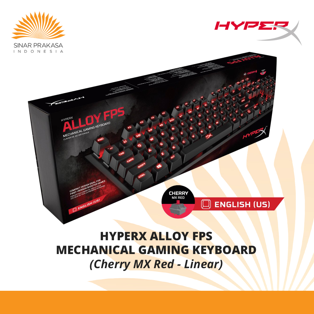 HyperX Alloy FPS Mechanical Gaming Keyboard - Cherry MX Red - Sinar ...